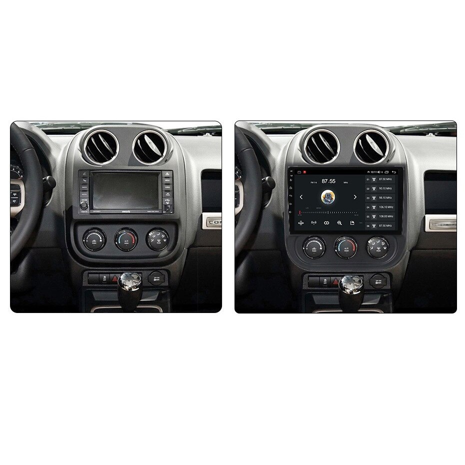 Navigatie Jeep Compass din 2010-2016, NAVIGPS, Android 13, Wireless ...