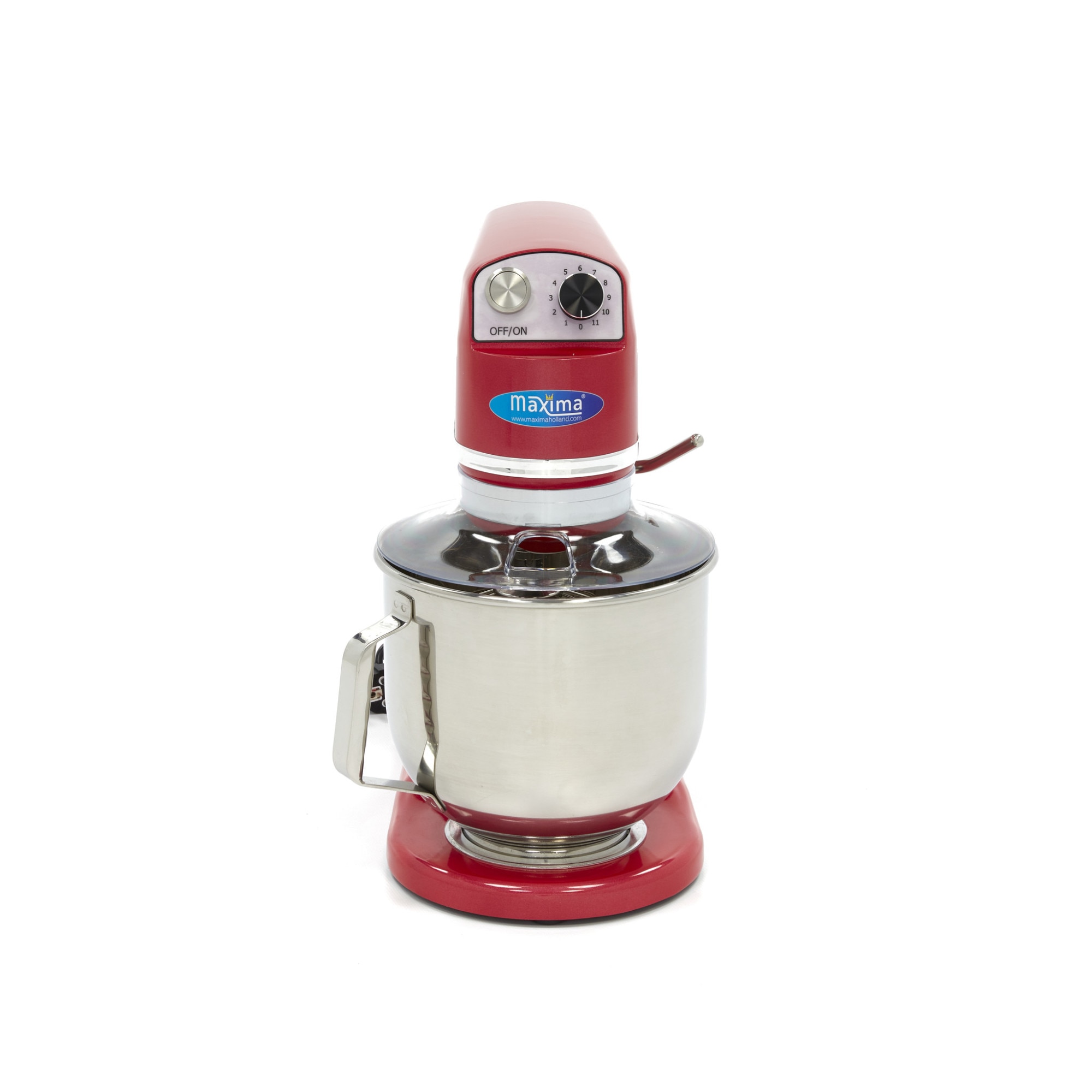 Mixer planetar 7 litri, rosu, bol inox, 350W - eMAG.ro