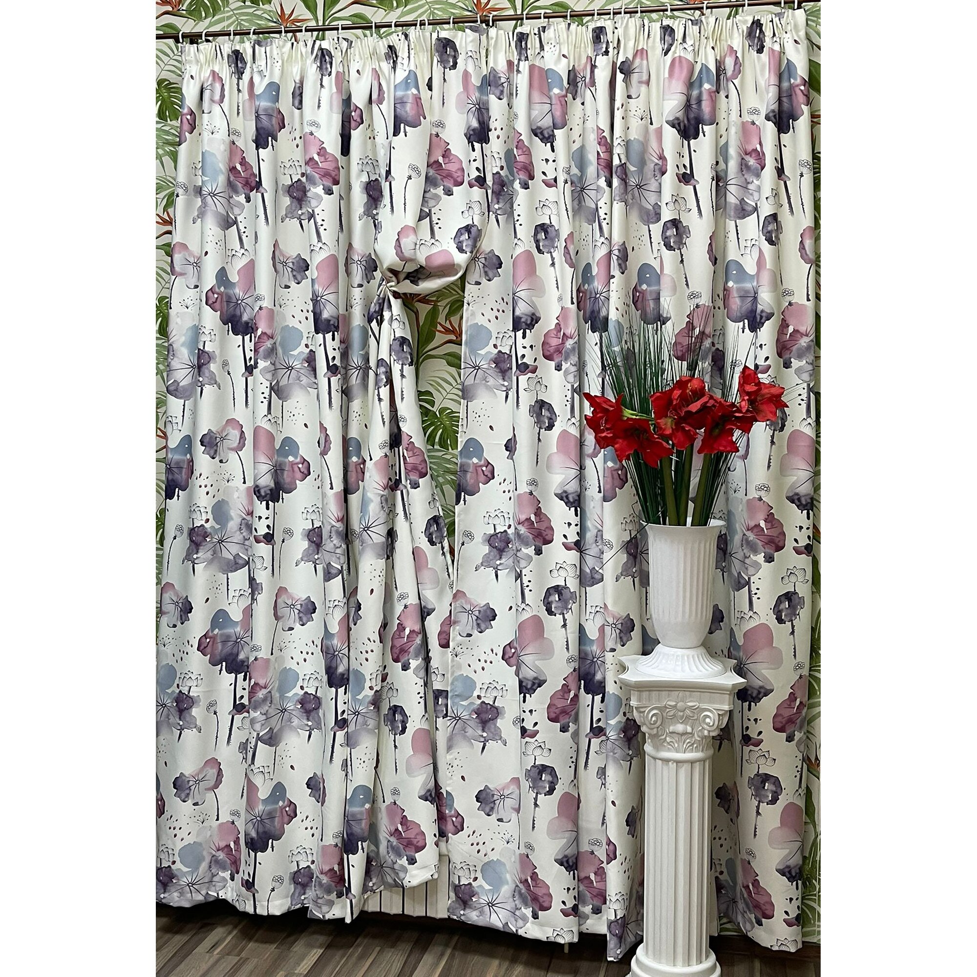 Set draperii culoare mov deschis, colectia "Spring in Atlantida by Liz ...