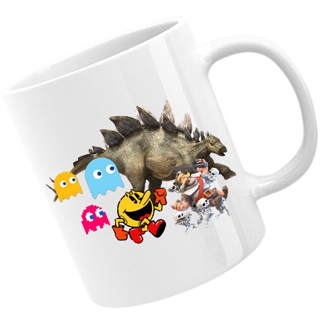 Cana Jurassic Park Clash Royale Pac Man Stegosaurus Tyrannosaurus, alba ...
