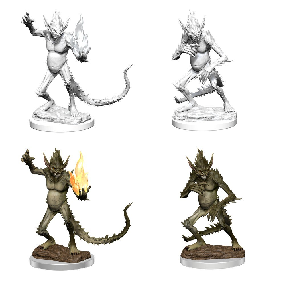 Set 2 Miniaturi Nepictate D&D Nolzur's Marvelous Barbed Devils 4 cm ...