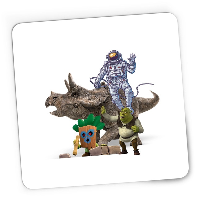 Gaming Egérpad Jurassic Park Shrek Astronaut NASA Brawl Stars, 21x19 cm ...
