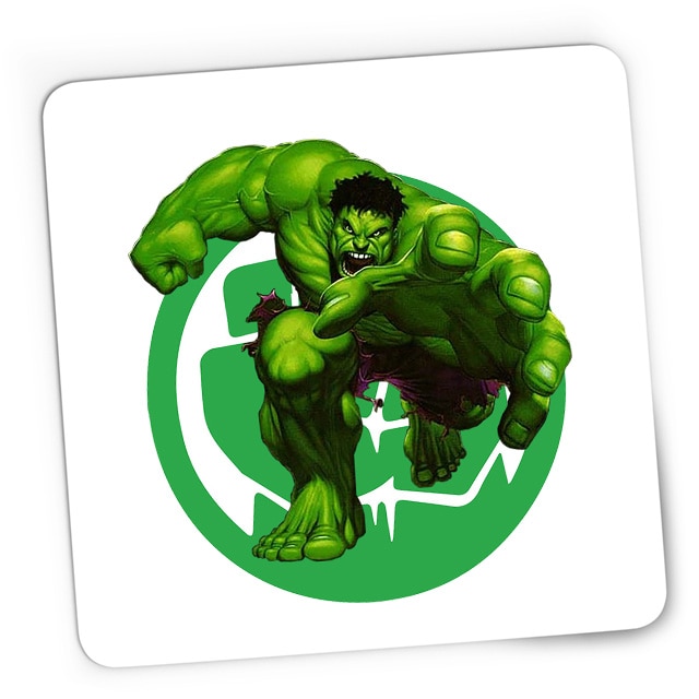 Gaming Egérpad Hulk Logo Icon Fist Power Comics, 21x19 cm - eMAG.hu