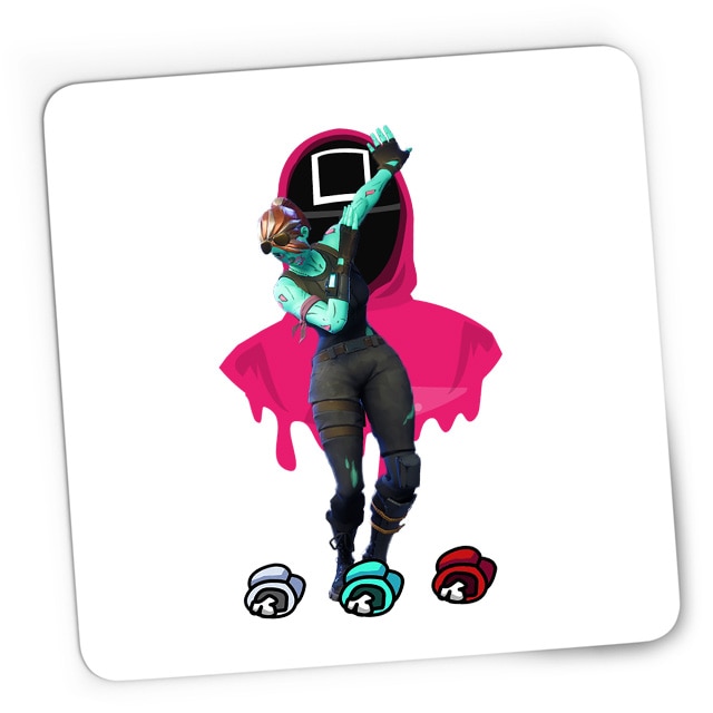 Гейминг подложка за мишка Fortnite Among Us Squid Game Korean Cyber ...