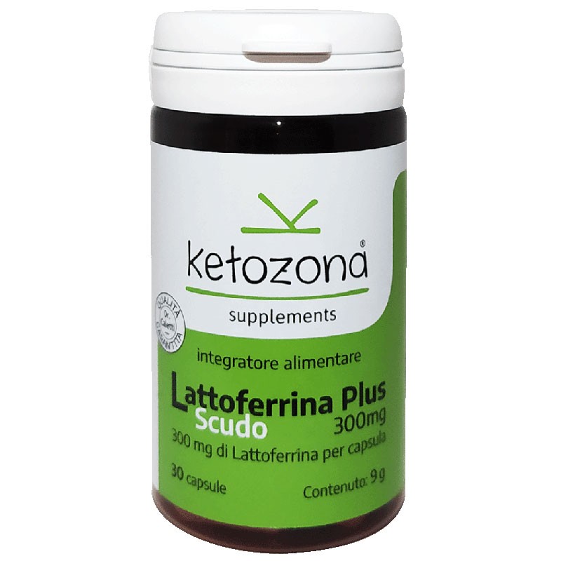 Supliment alimentar Ketozona, Lactoferrin Plus 300 mg, 30 Capsule - eMAG.ro