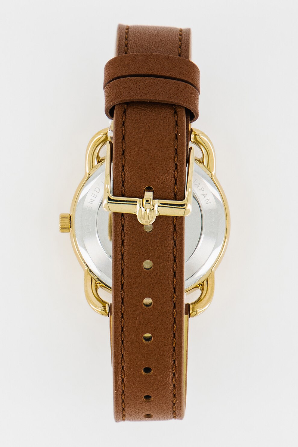 Furla, Ceas quartz cu o curea din piele, Auriu, Maro - eMAG.ro