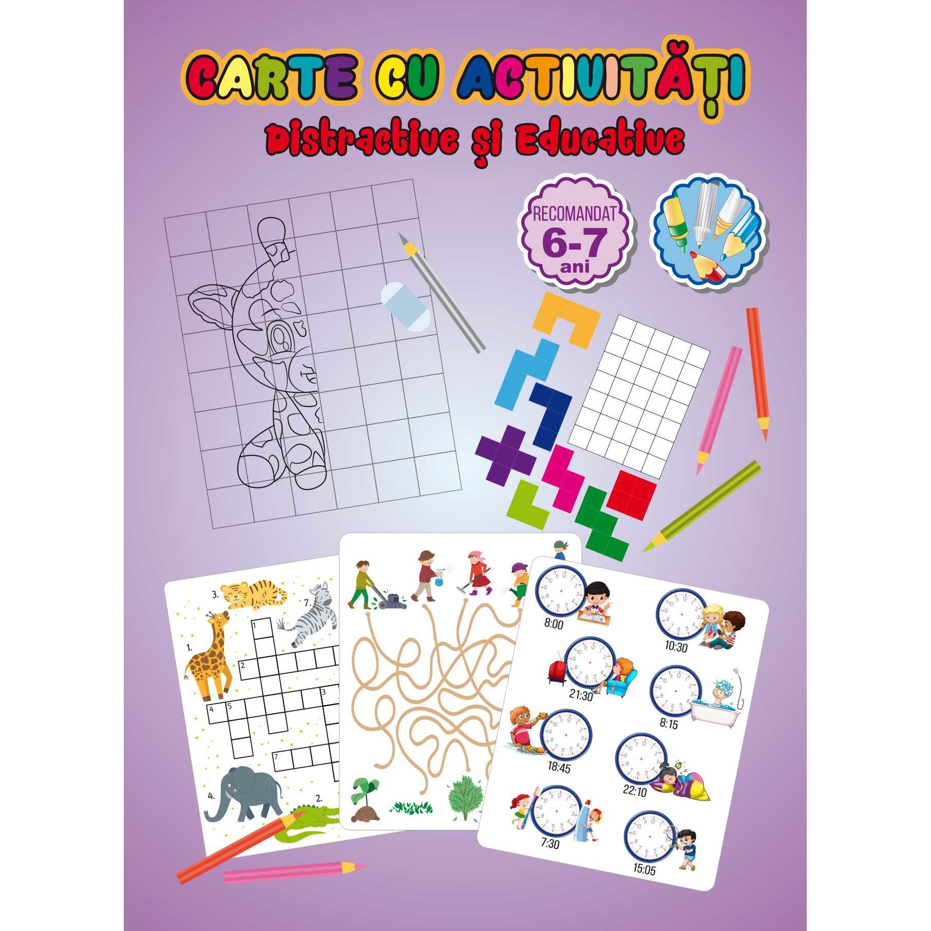 Carte cu activitati distractive si educative, A4 32 pagini - eMAG.ro
