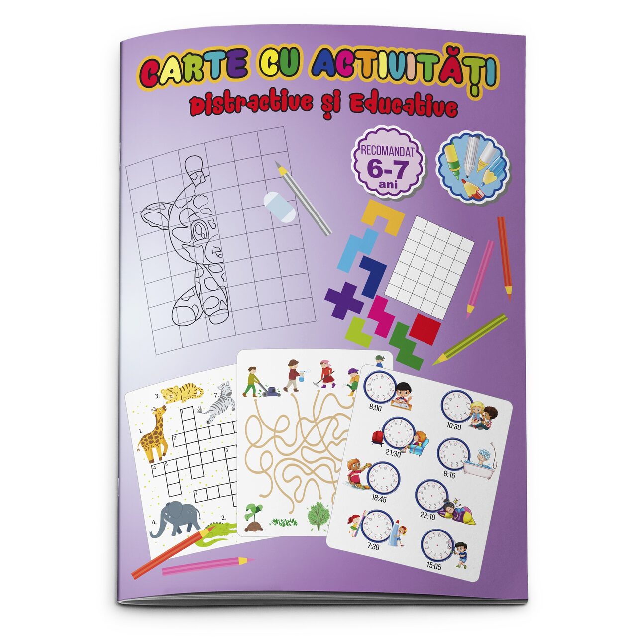 Carte cu activitati distractive si educative, A4 32 pagini - eMAG.ro