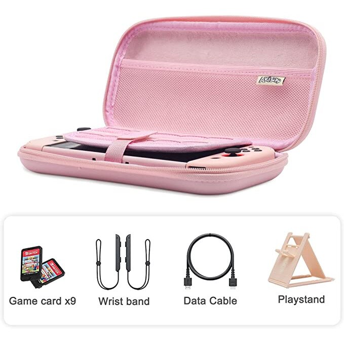 Set accesorii consola gaming 11n1, HautStore, Compatibil cu Nintendo ...