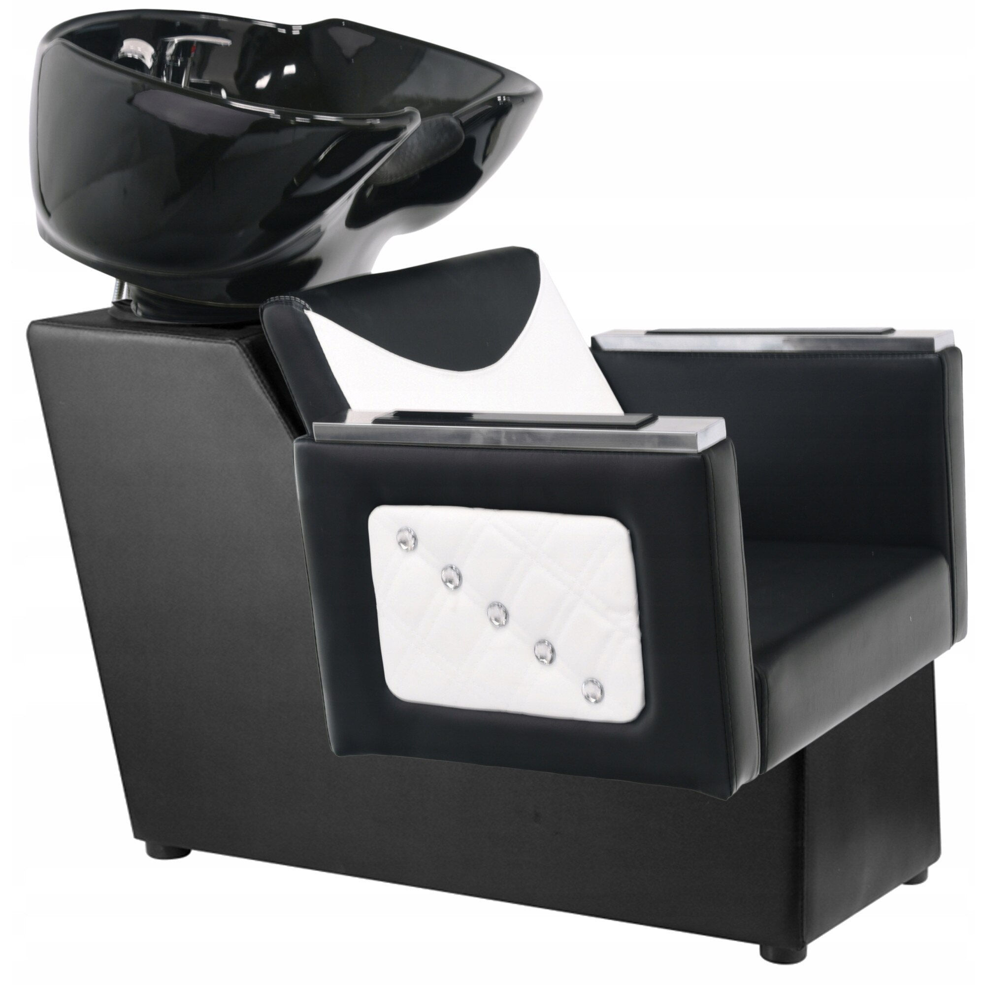 Scaun pentru salon cu lavoar pentru spalarea parului Eve MIS-BLACK ...