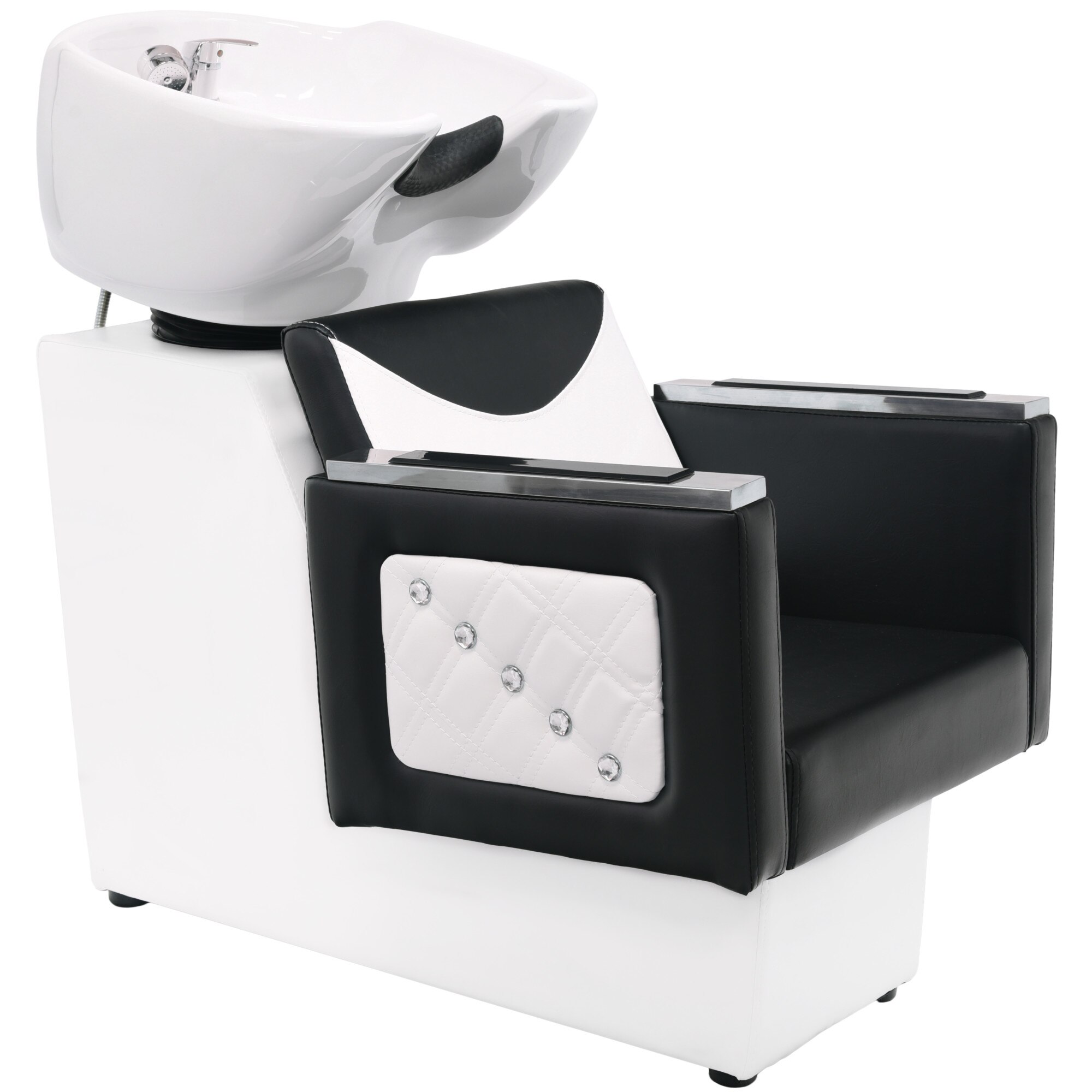 Scaun pentru salon cu lavoar pentru spalarea parului Eve MIS-WHITE ...