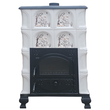 Soba portabila Romane, Teracota Medias, Anotimp Iarna, 66 x 44 x 114 cm ...