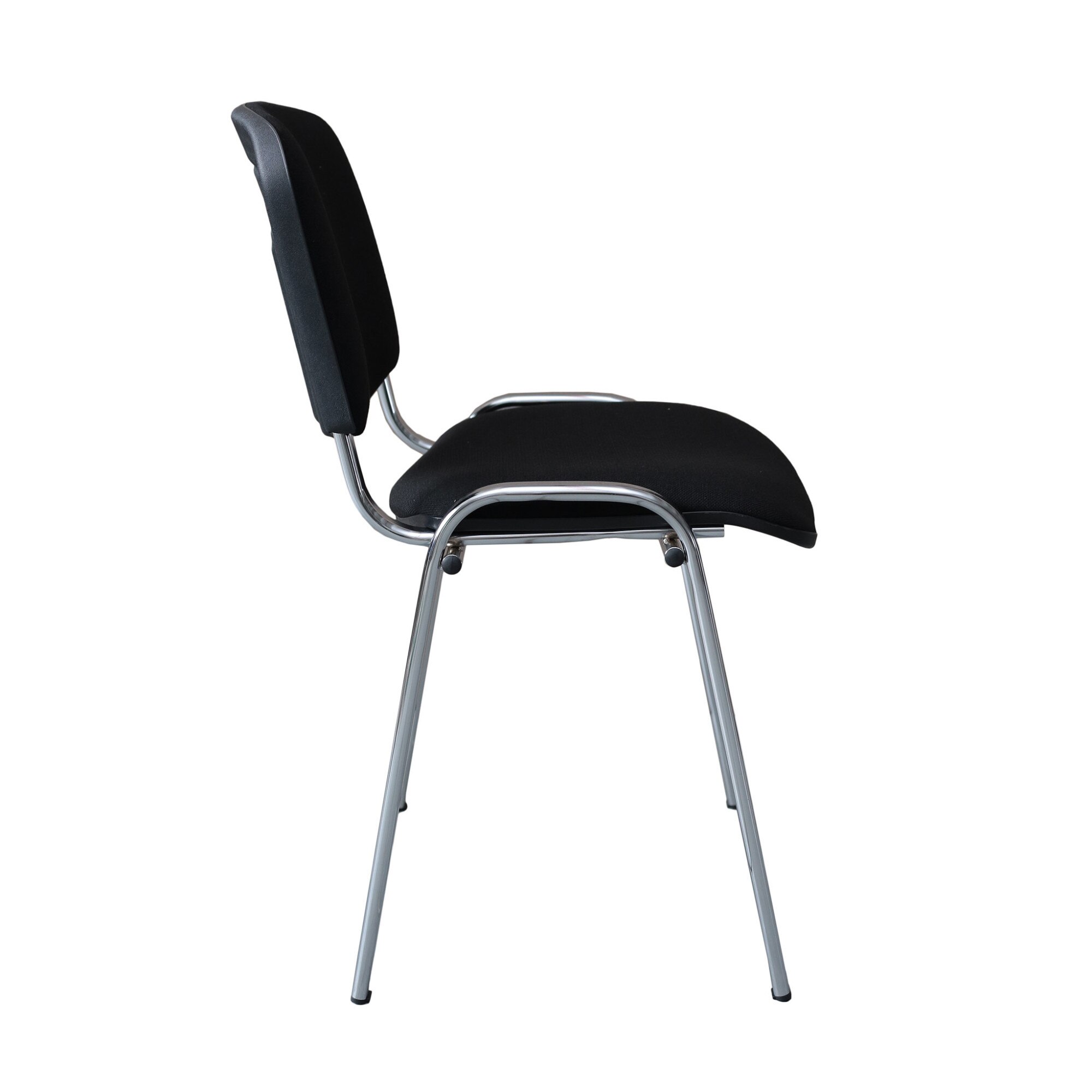 Scaun de vizitator Iso Chrome, textil, negru - eMAG.ro Scaun de vizitator Iso Chrome, textil, negru - eMAG.ro
