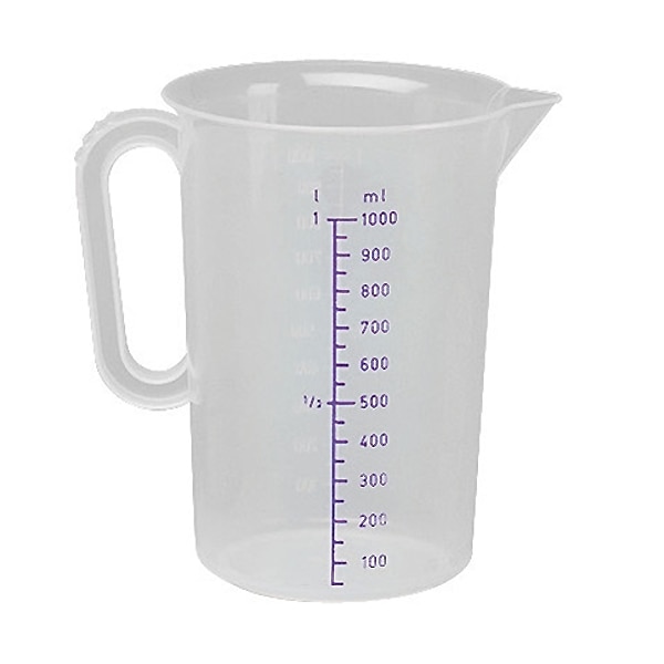 Recipient gradat, Lampa, Plastic, 1000 ml, Alb - eMAG.ro