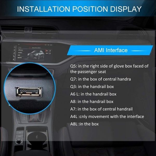 Cablu Adaptor AMI MMI Bluetooth pentru VW / AUDI / Skoda AMI MMI 2G ...