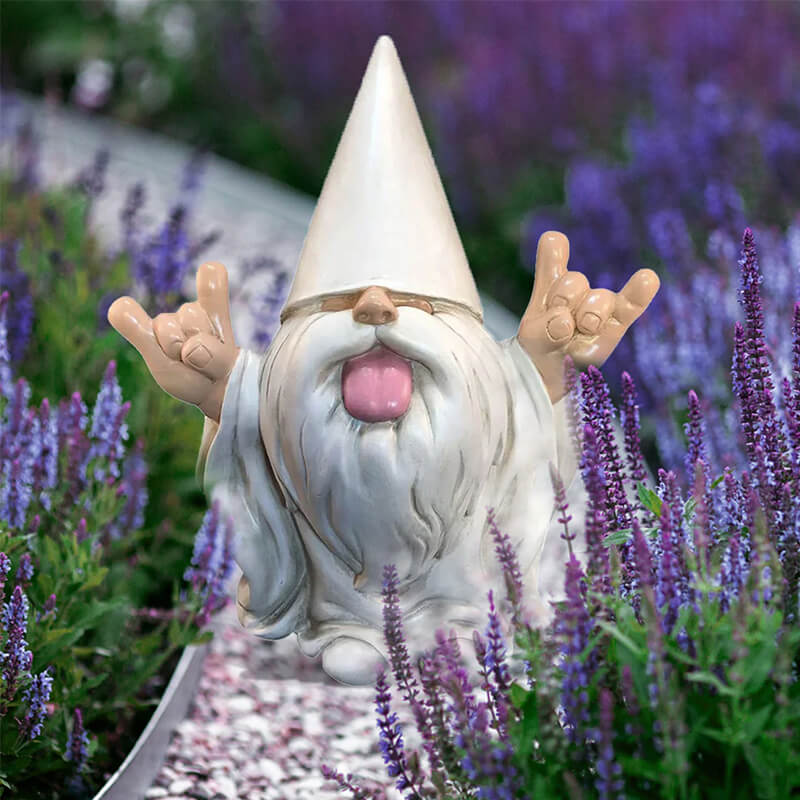 Pitic de gradina George, piticul rock, Smania, Dimensiuni 12 x 9 ...