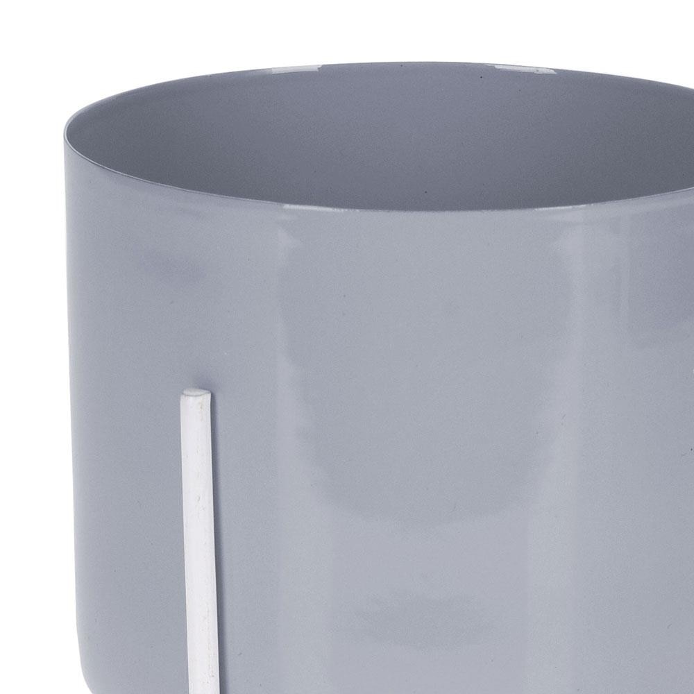 Ghiveci plante H20xD35 cm gri texturat