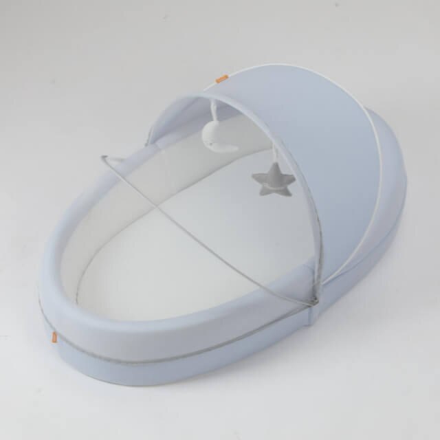 Cosulet bebelus, Baby Nest cu arcada jucarii, copertina si plasa ...