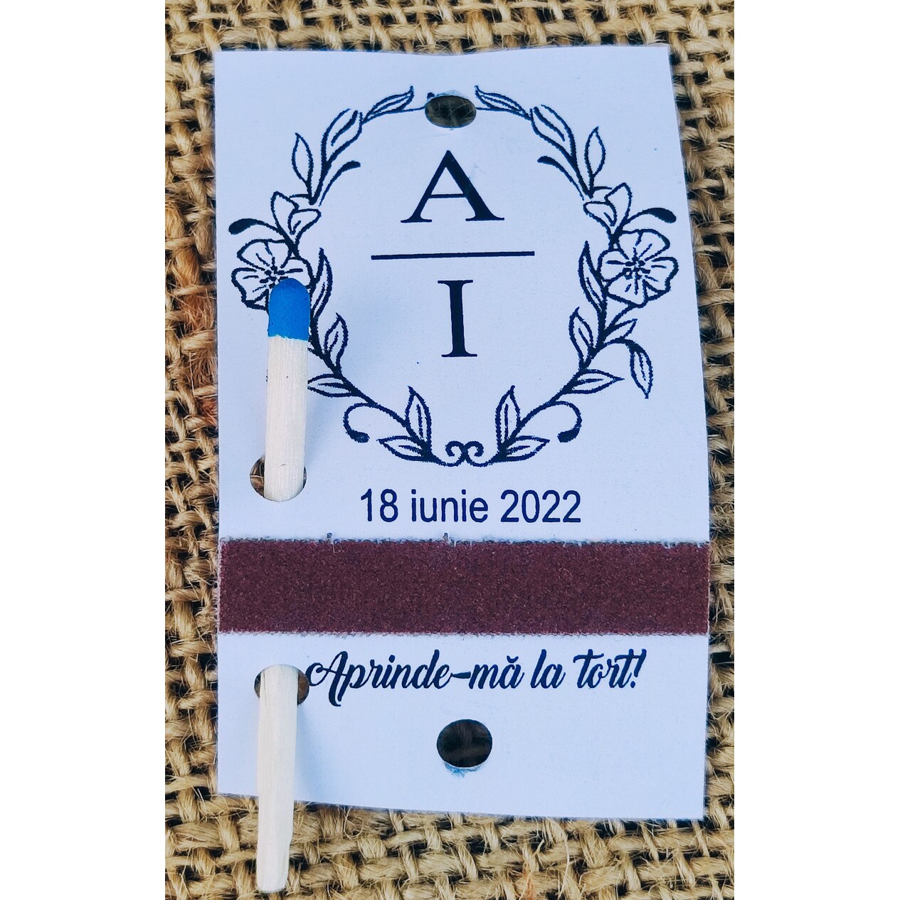 Marturie nunta sparklers Aprinde-ma la tort! cu scaparici si chibrit ...