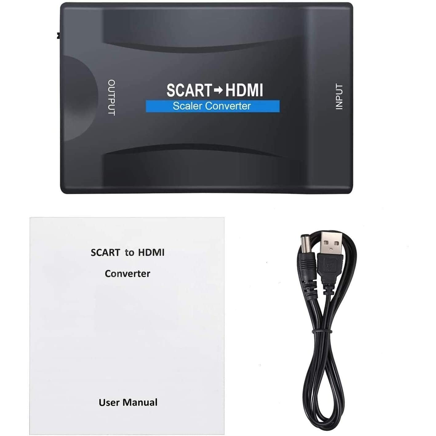 Adaptor video, SCART/HDMI, 1080P, Negru - eMAG.ro