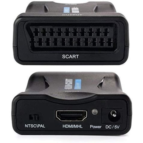 Adaptor video, SCART/HDMI, 1080P, Negru - eMAG.ro