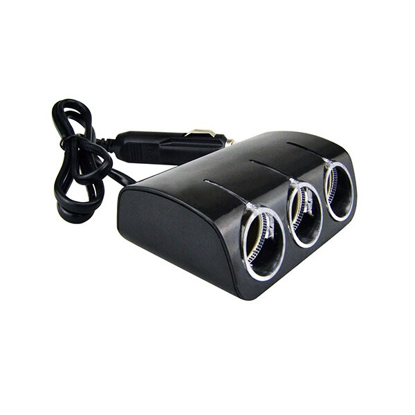 Multiplicator priza bricheta auto cu 3 iesiri 120W,12V-24V, negru - eMAG.ro