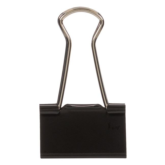 Set 34 Clipsuri / Cleme pentru documente metalice negre, diferite ...