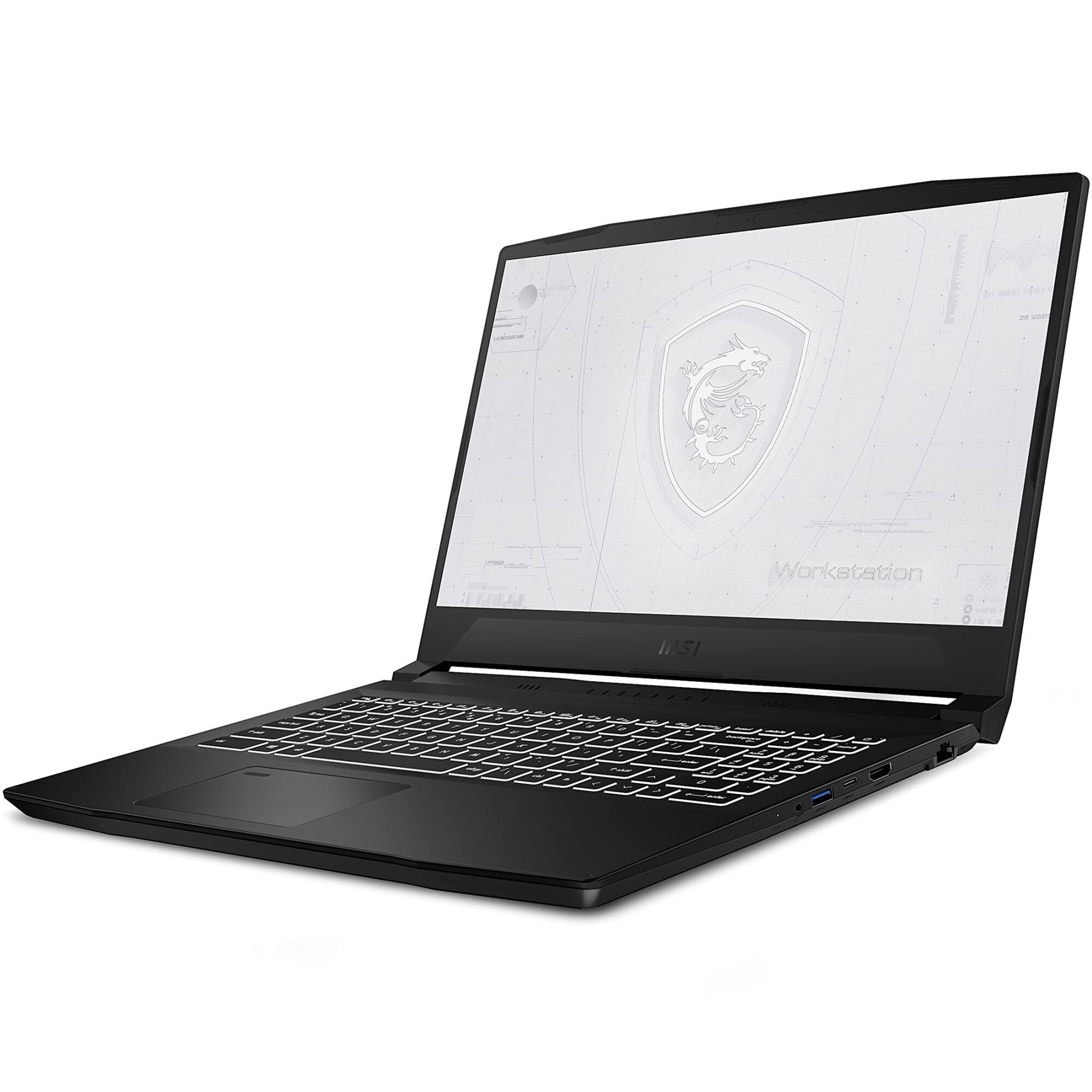 Лаптоп MSI WF66 11UI Mobile Workstation, Intel® Core™ i7-11800H, 15.6 ...