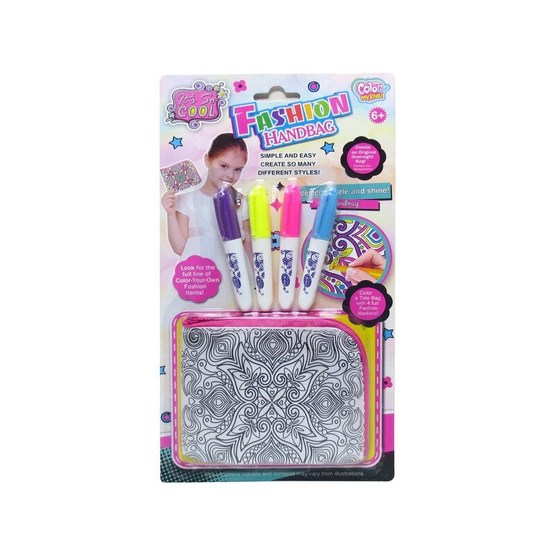 Set de artizanat, RegioJáték, Geanta de colorat cu pixuri - eMAG.ro