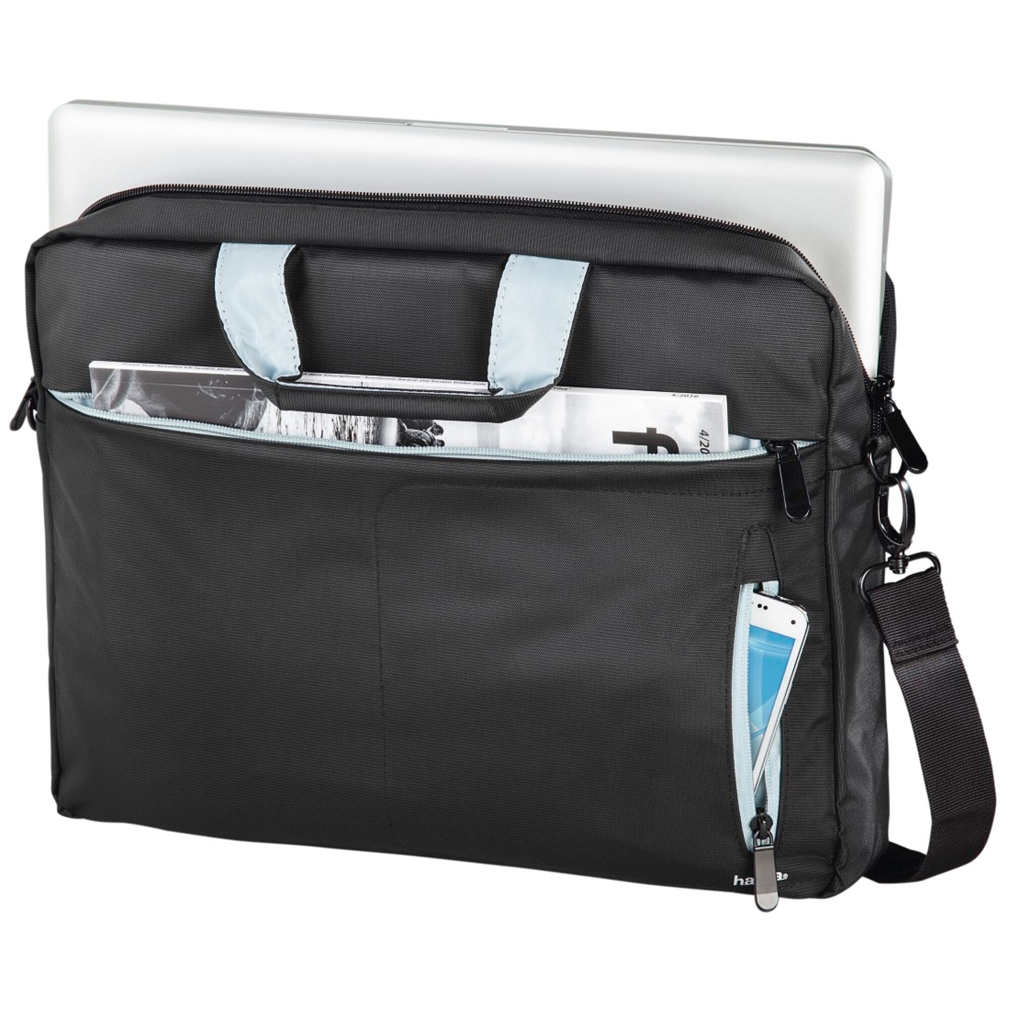 Geanta laptop Hama Marseille 15.6", Negru - eMAG.ro