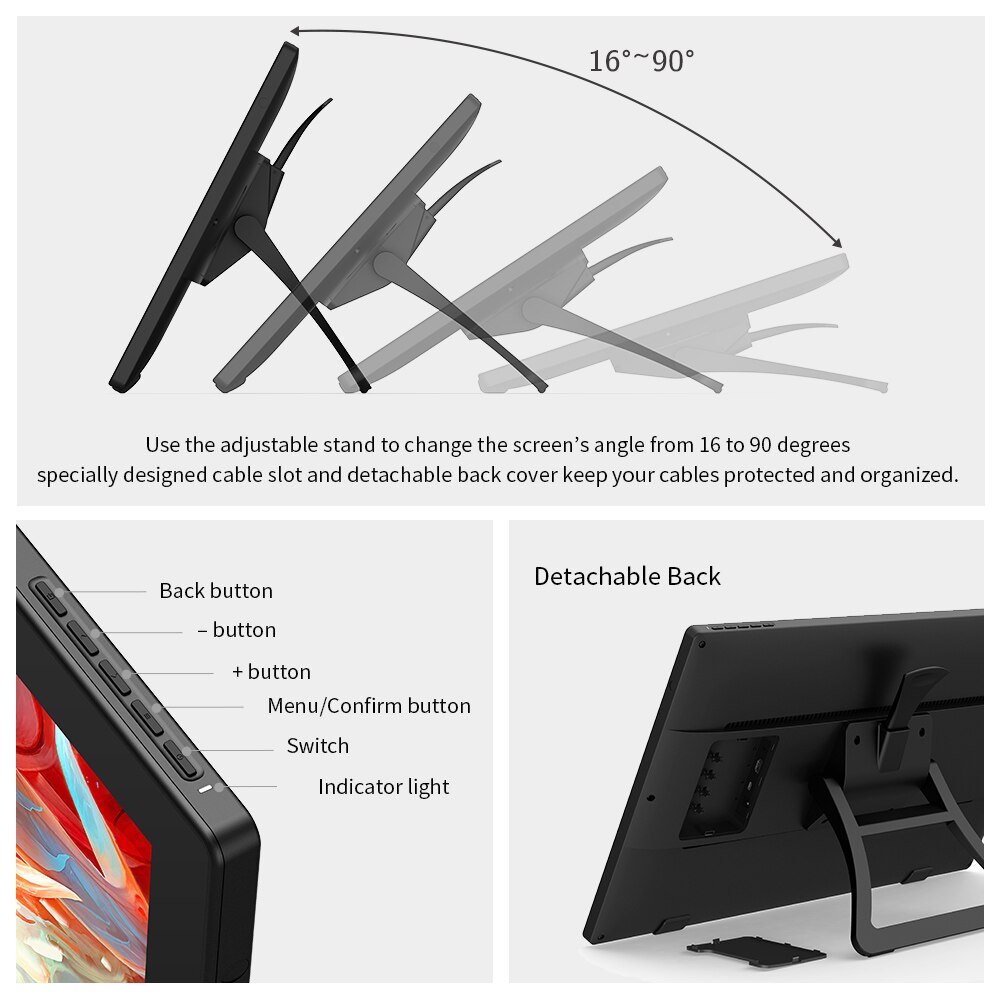 Графичен таблет XP-PEN Artist 24, 23,8" 2K QHD, 94% RGB, включва ...