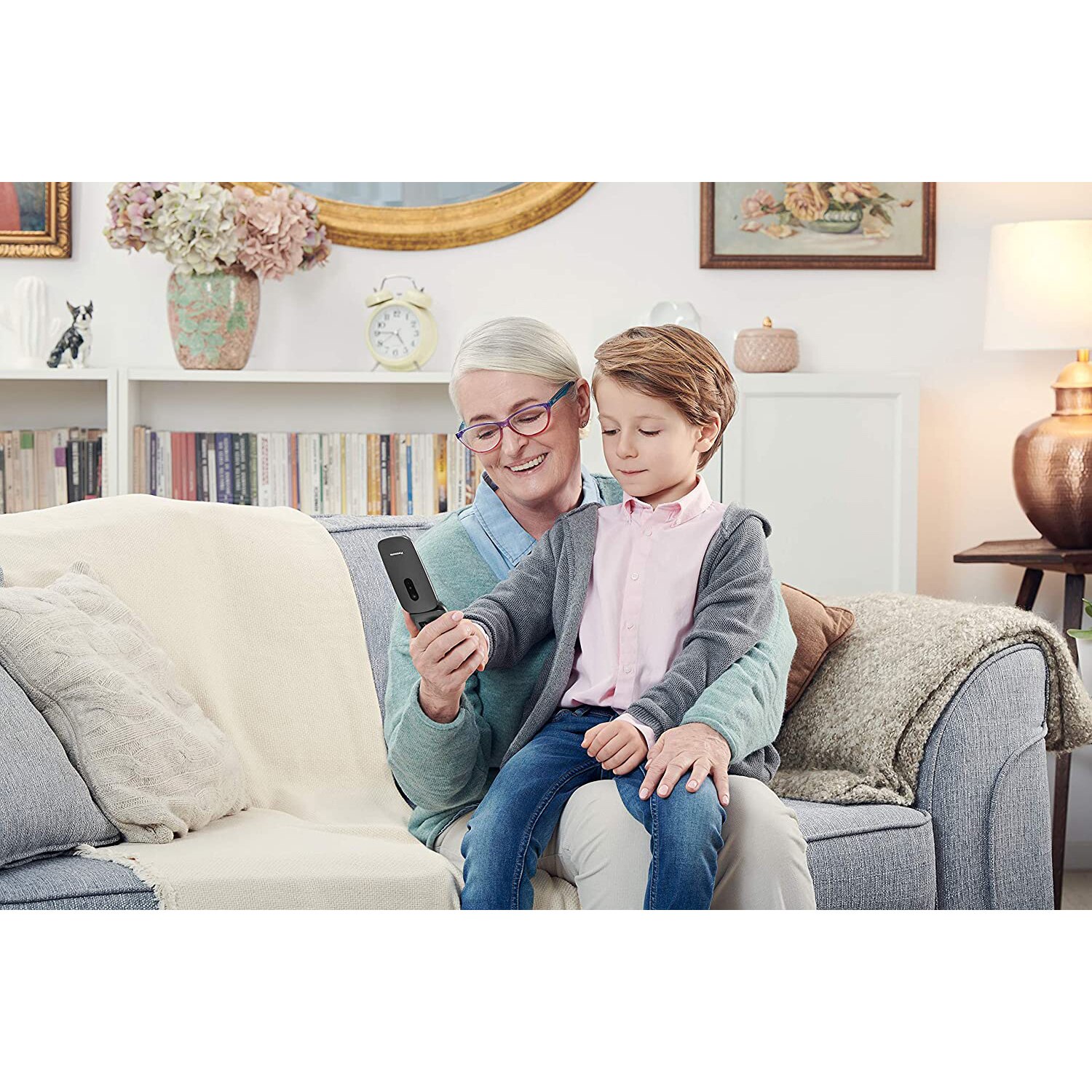 Telefon mobil pentru seniori Panasonic KX-TU446, Single SIM, 2G, Gray ...