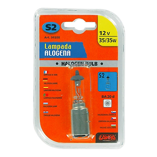 Bec cu halogen, LAMPA, S2, 12V, 35/35W, BA20d - eMAG.ro
