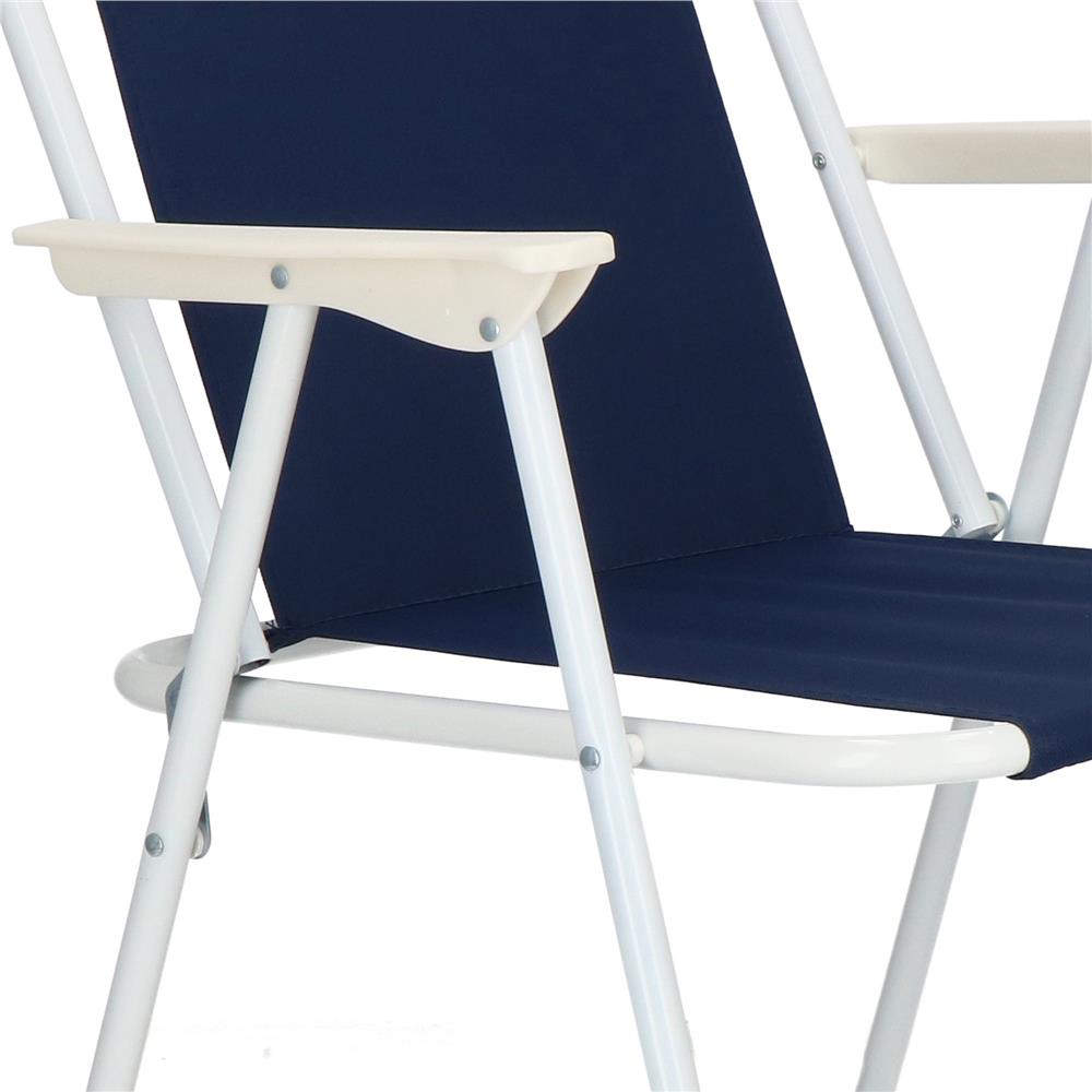 Scaun de plaja Sersimo GC049, pliabil, 100kg, 52x74cm, bleumarin - eMAG.ro