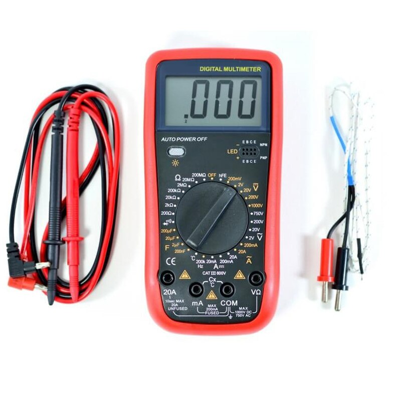 Multimetru digital Dalbi, cu Afisaj Digital, Standby Automat, Protectie ...