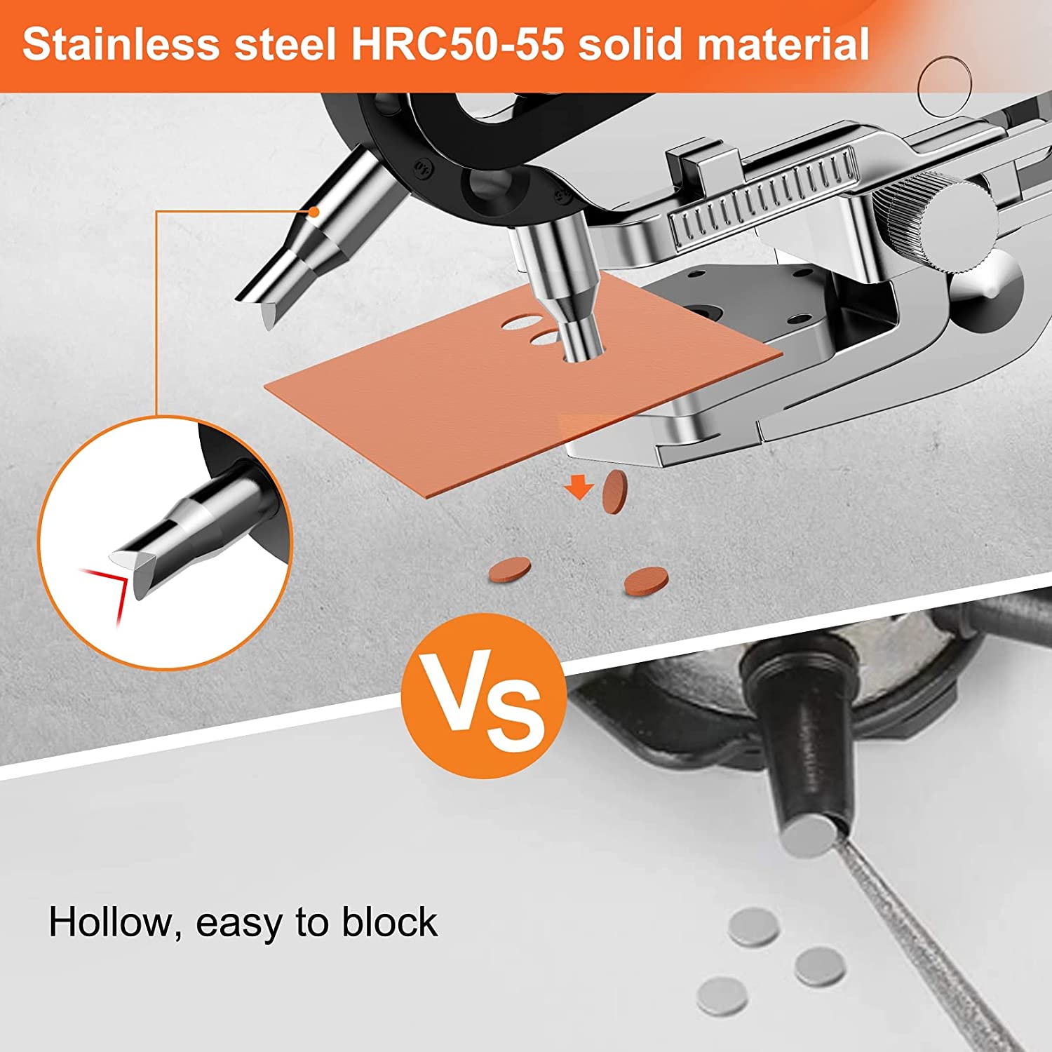 Cleste preducea pentru perforare rotativ, profesional, 2-4.5 mm ...