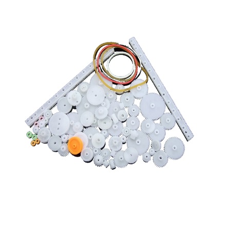 Set de 75 de tipuri de roti dintate din plastic OKY0033 - eMAG.ro