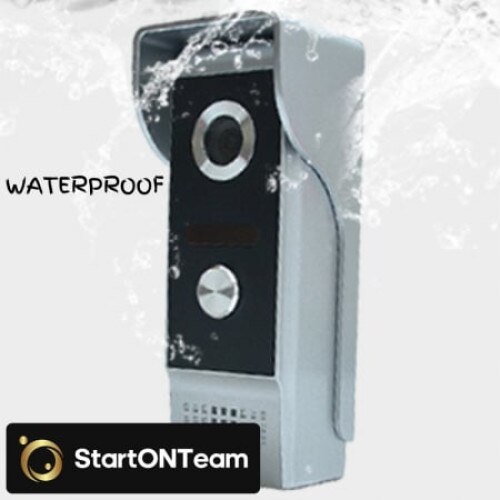 Kit Interfon Video Smart de Exterior cu Inregistrare, Monitor LCD 7 ...