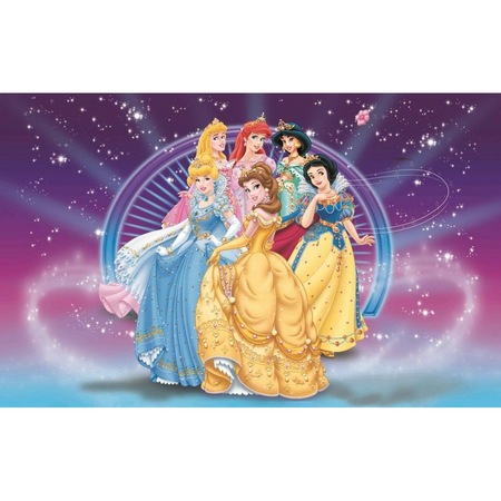 Fototapet pentru camera copiilor, Printese Disney, Cenusareasa, Ariel ...