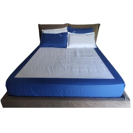 Cearsaf cu elastic pentru saltea 210 x 210 cm, Casa Bucuriei, model ...