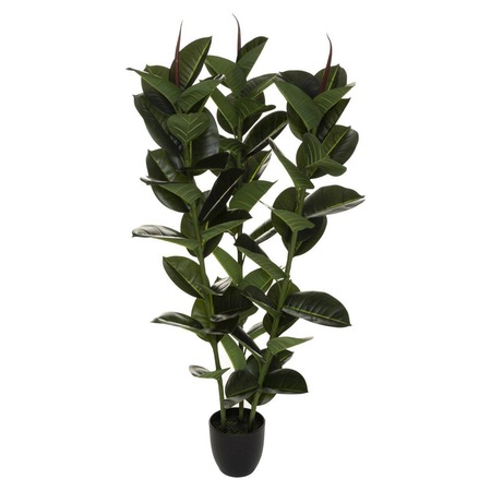 Ficus artificial in ghiveci, 120 cm, Verde/Negru - eMAG.ro