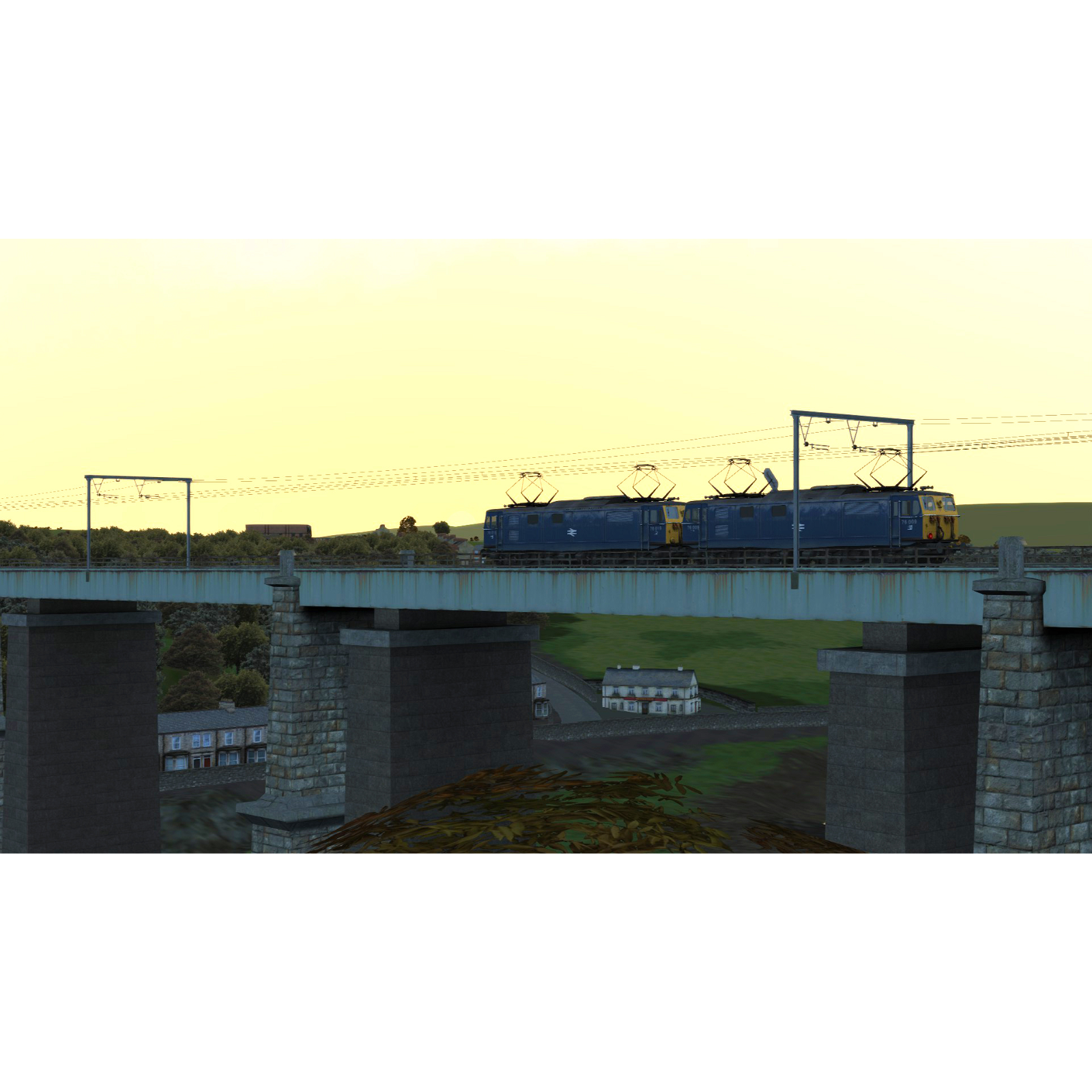 Игра Train Simulator: Woodhead Electric Railway in Blue Route Add-On за ...