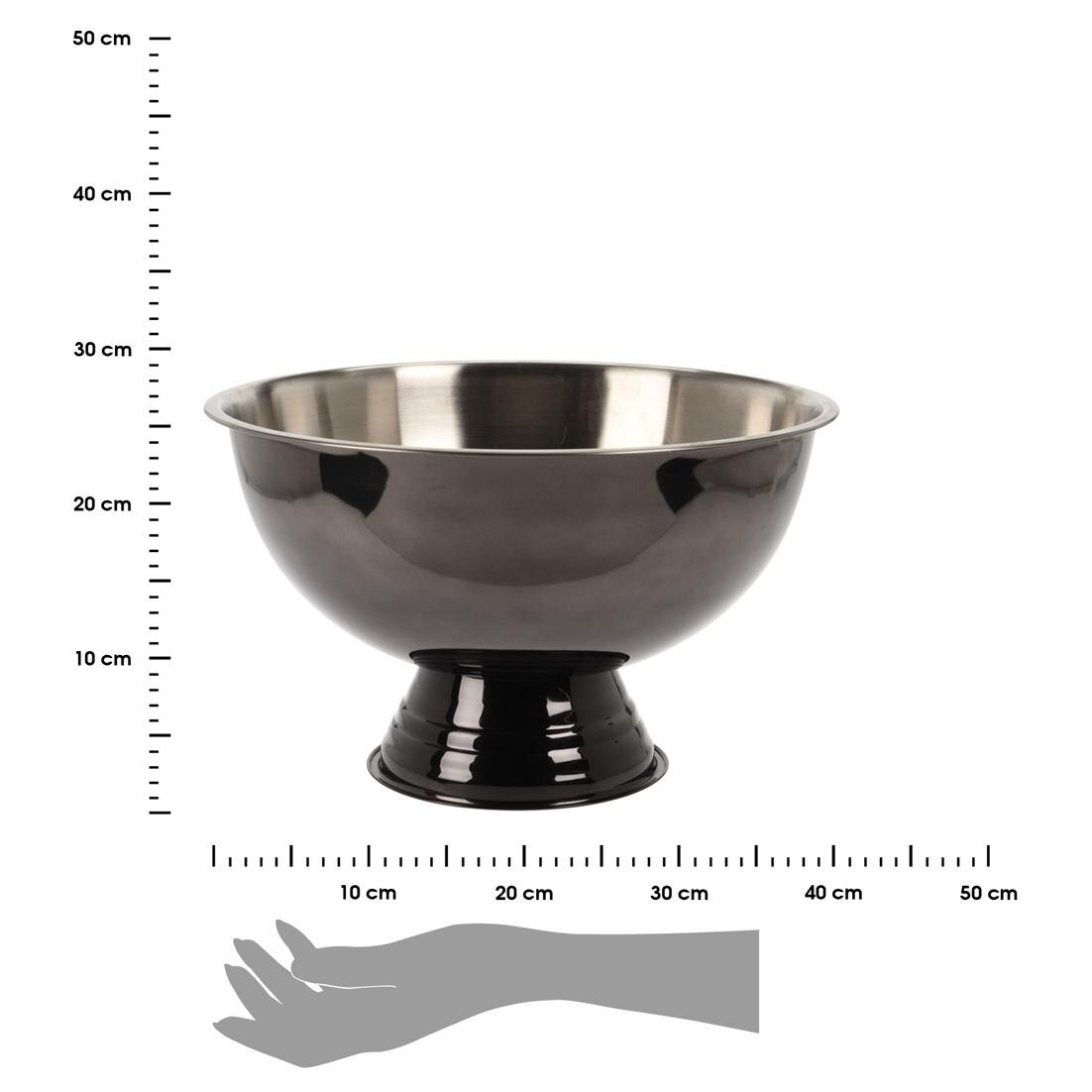 Frapiera multifunctionala, 39 cm, Inox, Negru - eMAG.ro