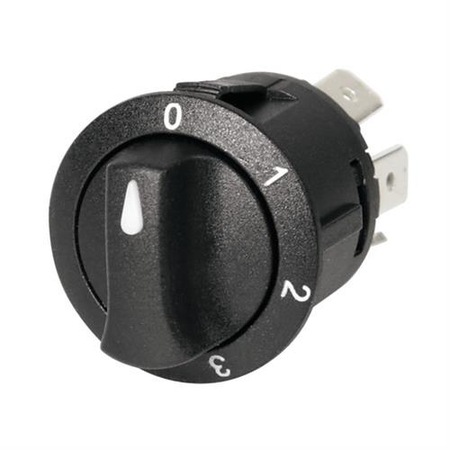Comutator auto, Lampa, 4 pozitii, 12/24V, 10A, 23mm, Negru - eMAG.ro
