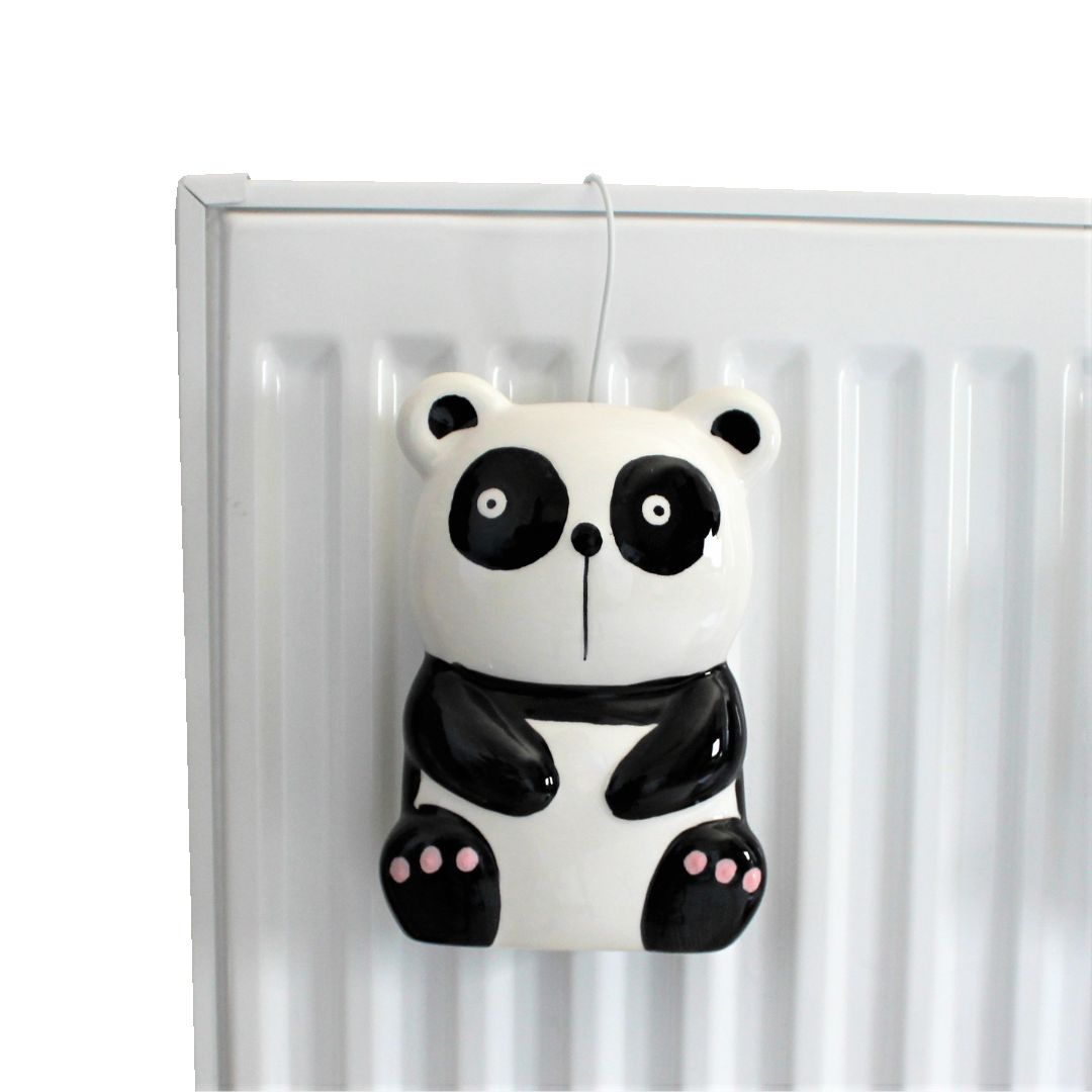 Umidificator calorifer, pentru camera copilului, panda, cu agatatoare ...