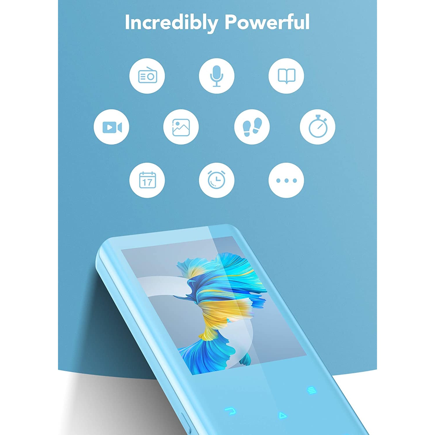 MP3 Player 32 Gb с Bluetooth 5.0, HiFi звук, 2.4 инча извит екран ...