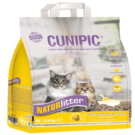 Asternut Pelete de Lemn pentru Pisici, 10L - eMAG.ro