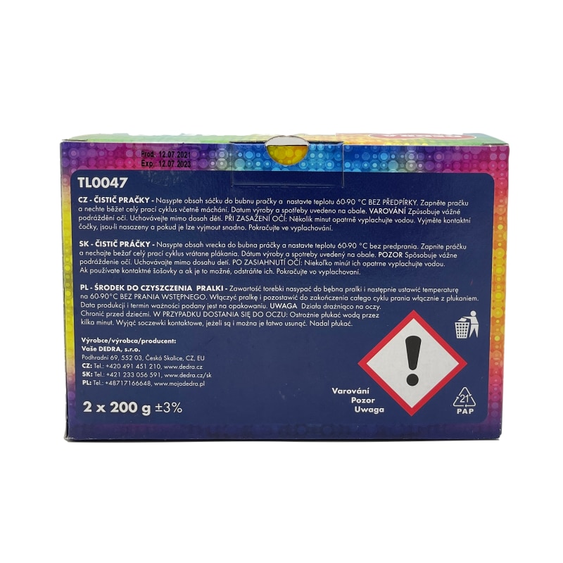 Таблетки за почистване на перални Dedra 400гр - eMAG.bg
