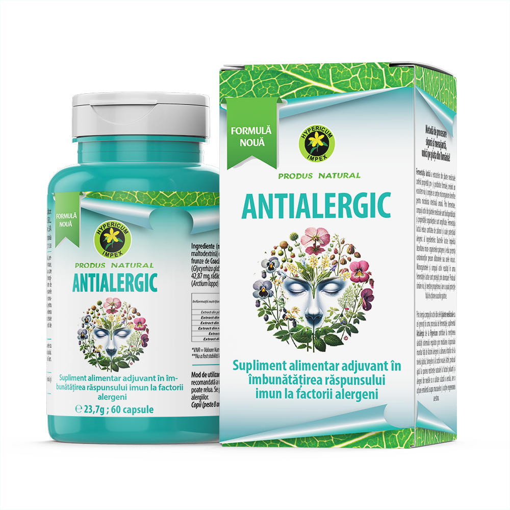 Antialergic Hypericum 60cps - eMAG.ro