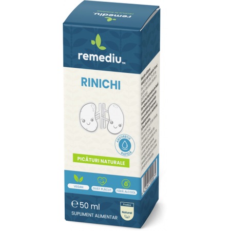 Picaturi naturale pentru rinichi 50ml REMEDIU - eMAG.ro
